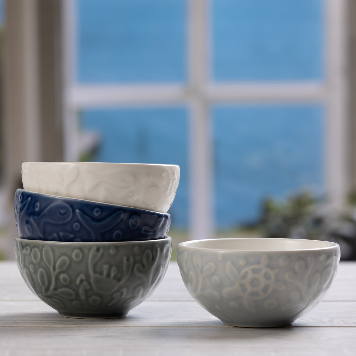 Mason Cash Nautical Set of 8 Food Prep Bowls– Kilner USA